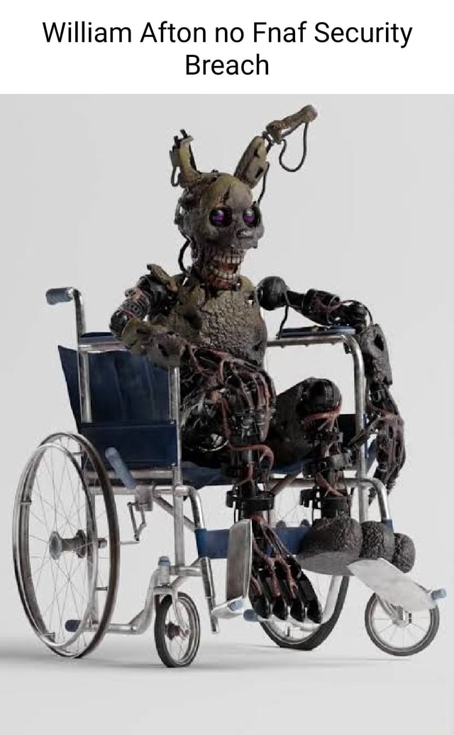 William Afton no Fnaf Security Breach - iFunny Brazil