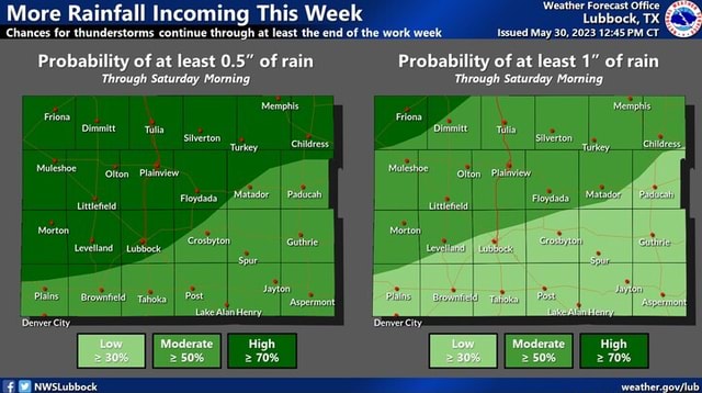 More Rainfall Incoming This Week Chances for thunderstorms continue ...