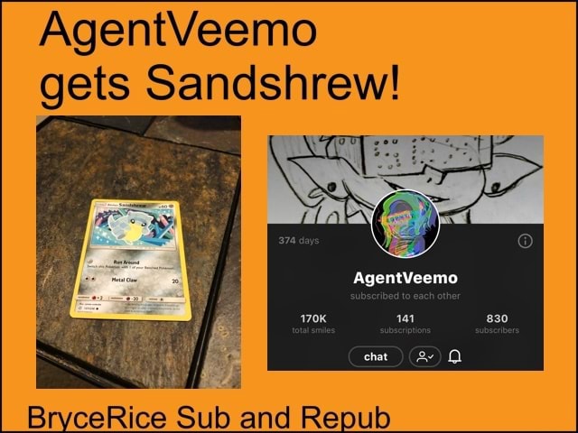 AgentVeemo gets Sandshrew! Br Sub and Repub - iFunny AgentVeemo gets Sandshrew! Br Sub and Repub - iFunny
