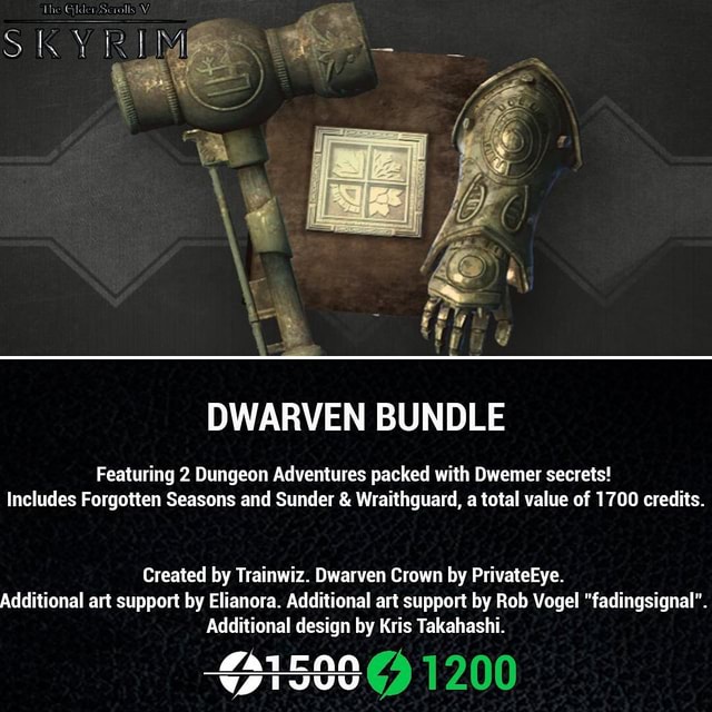 The Glder Scrolls DWARVEN BUNDLE Featuring 2 Dungeon Adventures packed ...
