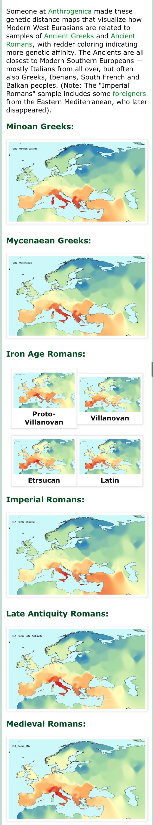 Someone at Anthrogenica made these genetic distance maps that visualize ...