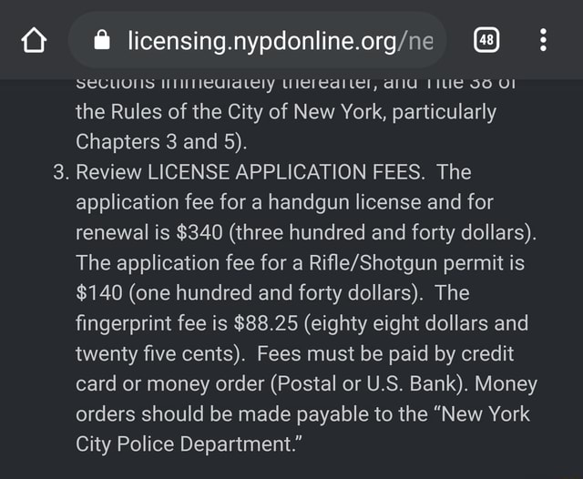 A licensing.nypdonline.org/ne the Rules of the City of New York ...