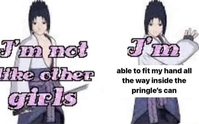 Able to fit my hand all the way inside the can I - iFunny