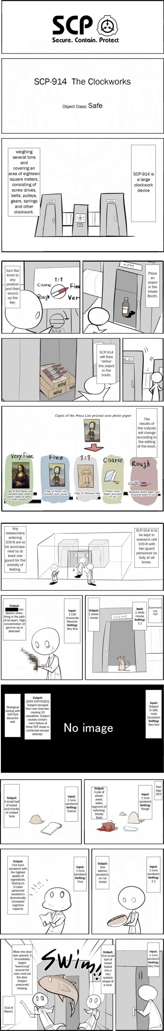 Scp Secure Contain Protect Scp 914 The Clockworks Object Class Safe Weighing Several Tons And