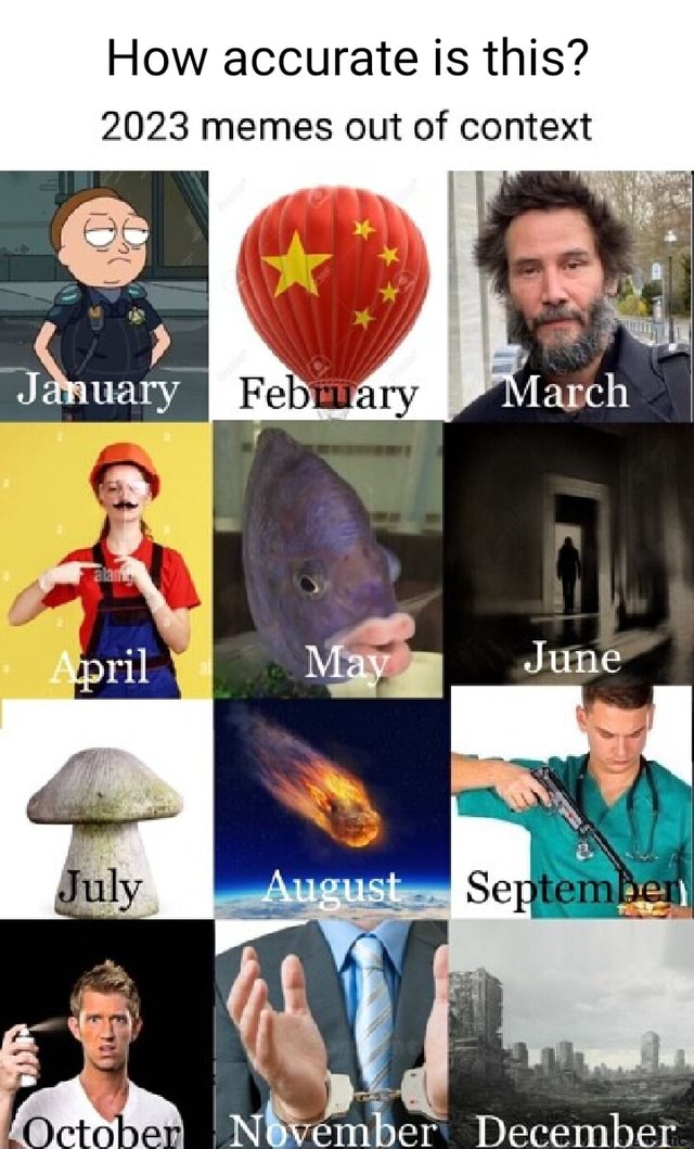 How accurate is this? 2023 memes out of context Mareh Mat - iFunny