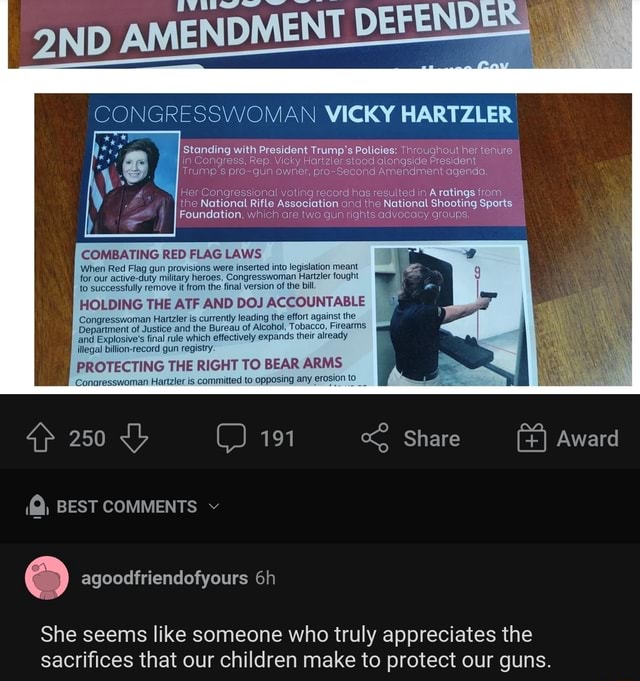 AMENDMENT CONGRESSWOMAN VICKY HARTZLER Standing with President Trump's ...