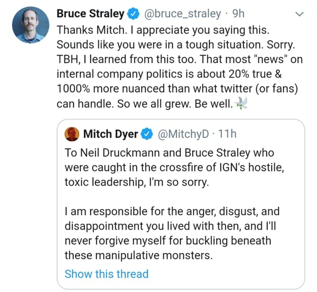 IGN Harassment Case: if you haven't seen this it's very sad. Steve ...