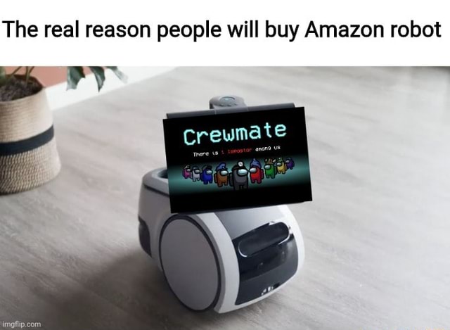 The real reason people will buy Amazon robot Crewmate - iFunny