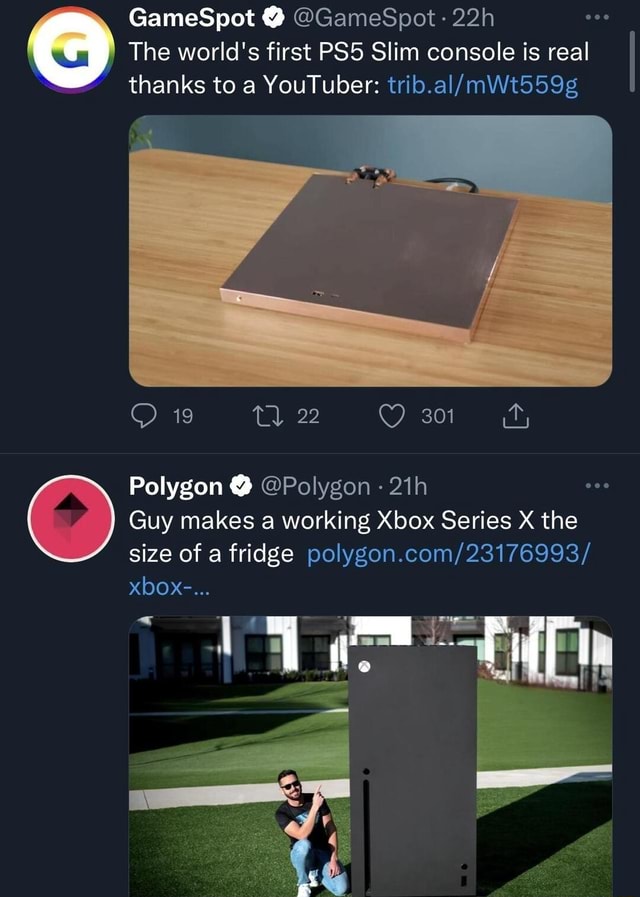 GameSpot @ @GameSpot The world's first Slim console is real thanks to a ...