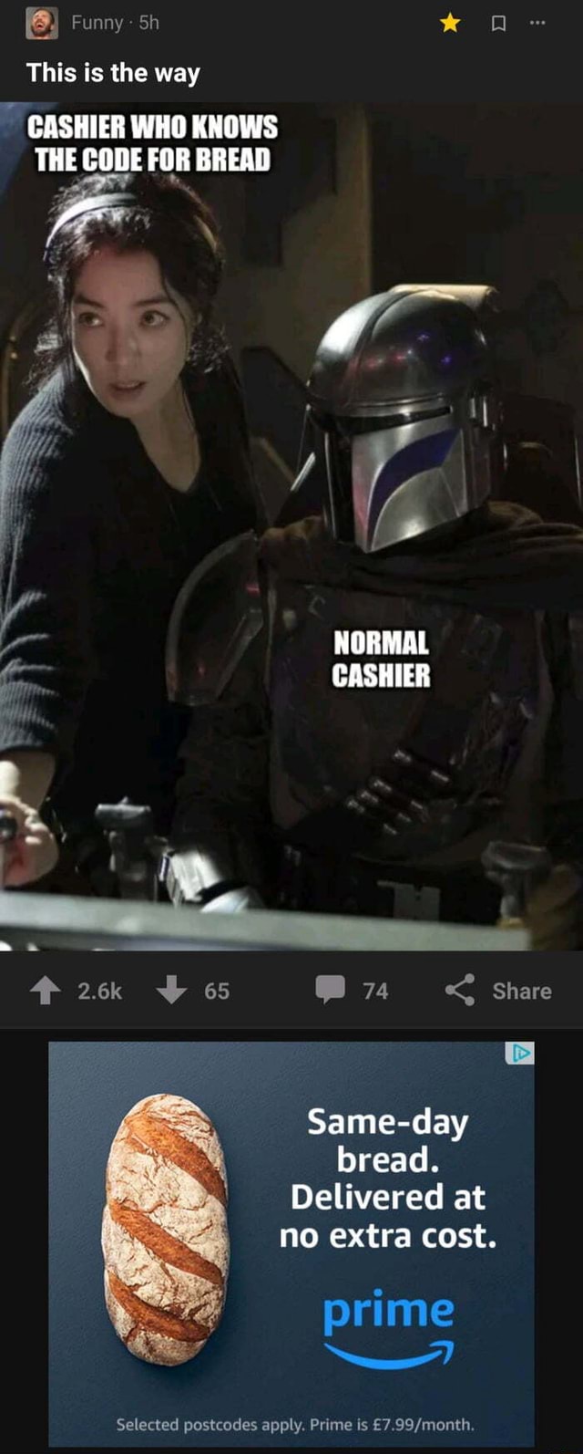 Funny Sh This is the way CASHIER WHO KNOWS THE CODE FOR BREAD NORMAL ...