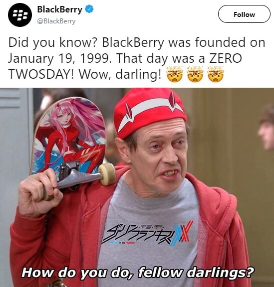 Did you know? BlackBerry was founded on January 19, 1999. That day was ...