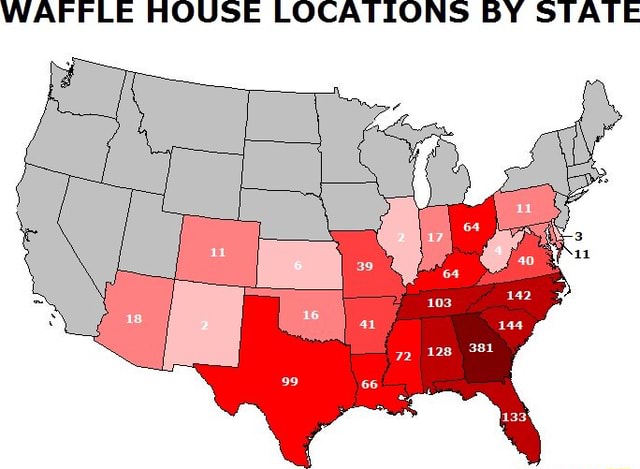 WAFFLE HOUSE LOCATIONS BY STATE - iFunny