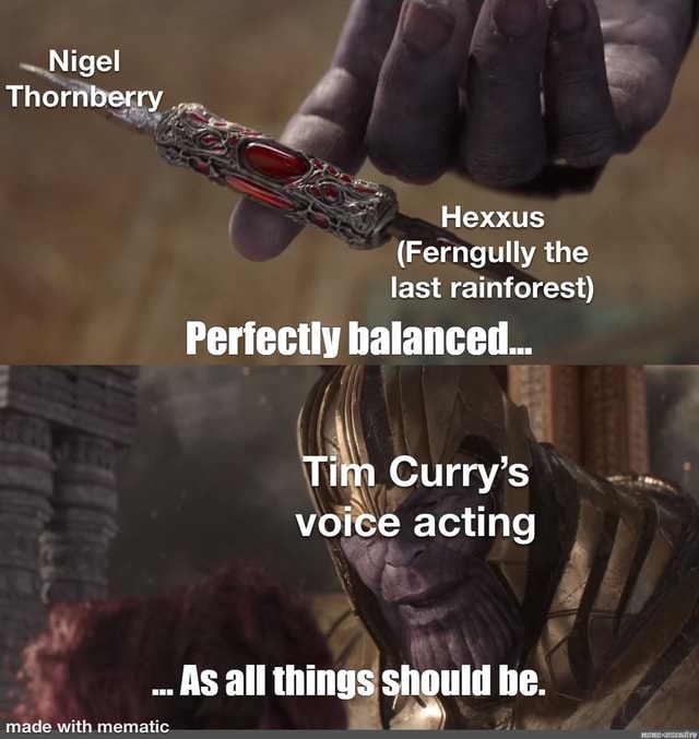 Nigel Thornberry Hexxus (Ferngully the last rainforest) Perfectly ...