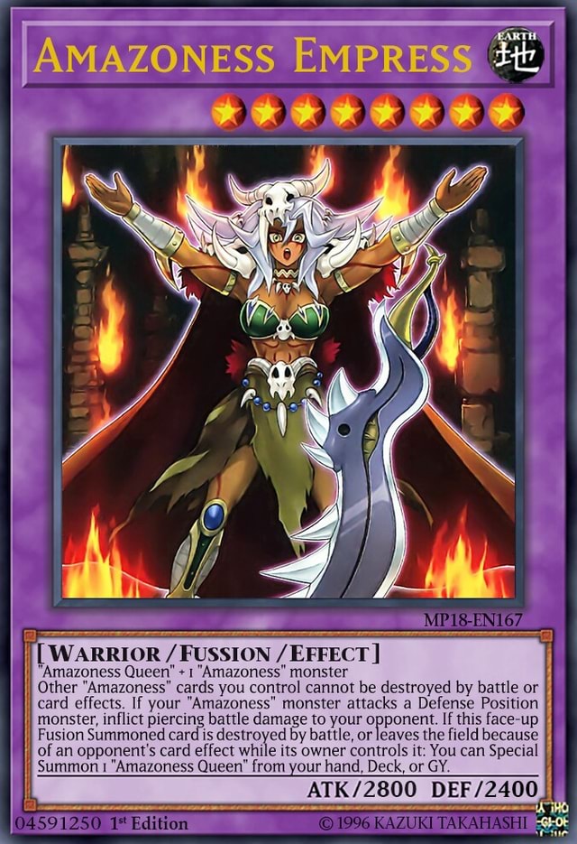 JAMAZONESS EMPRESS: II II I IS an [WARRIOR /FUSSION /EFFECT "Amazoness ...