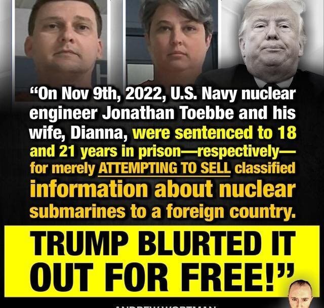 "On Nov Sth, 2022, U.S. Navy nuclear engineer Jonathan Toebbe and his ...