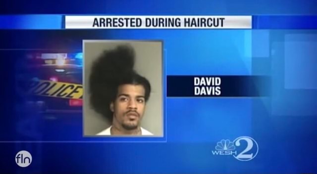 ARRESTED DURING HAIRCUT - iFunny