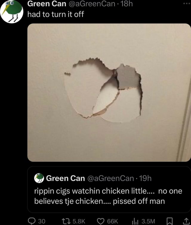 Green Can @aGreenCan- had to turn it off Green Can @aGreenCan rippin ...
