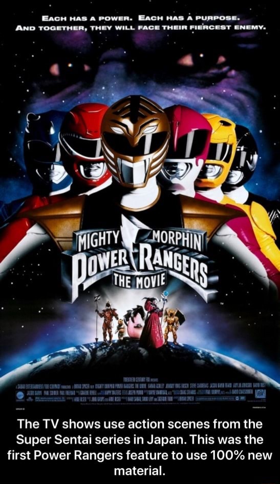 The TV shows use action scenes from the Super Sentai series in Japan ...