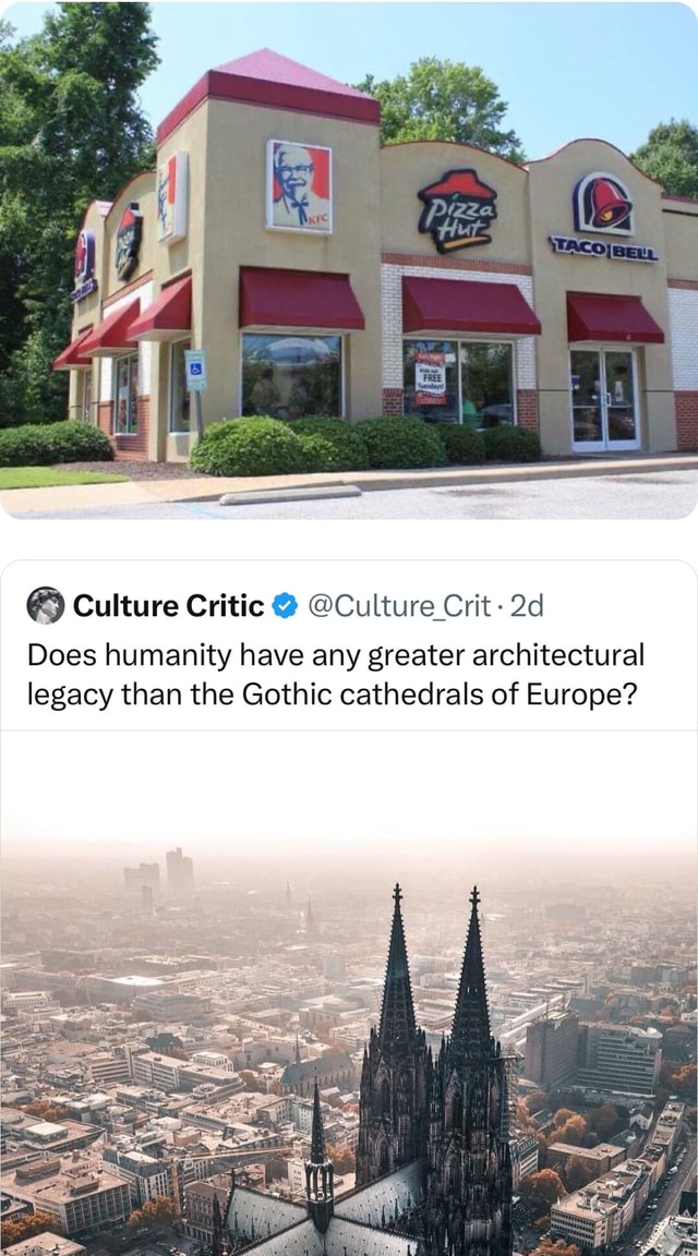 Culture Critic @ @Culture Crit - Does humanity have any greater ...