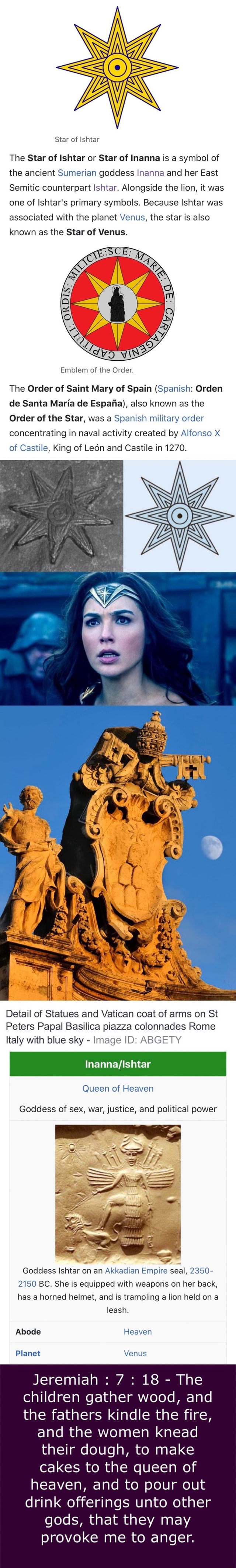 Star of Ishtar The Star of Ishtar or Star of Inanna is a symbol of the ...