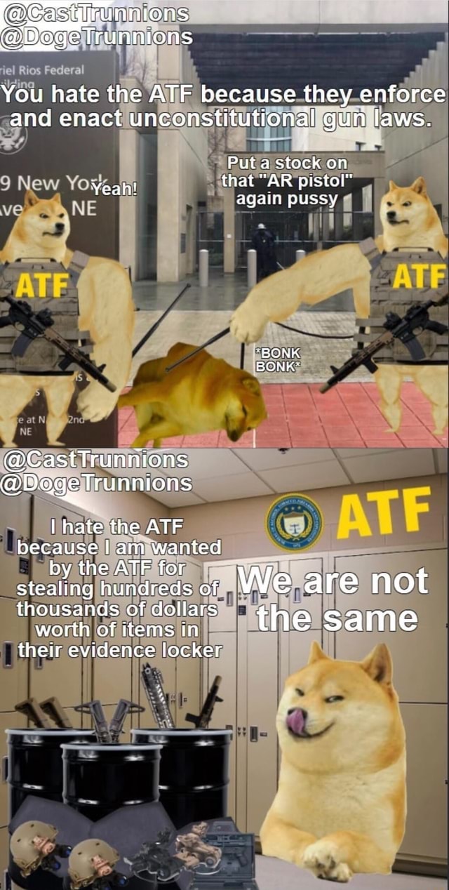 Ros Fede You hate the ATF because they enforce and enact ...