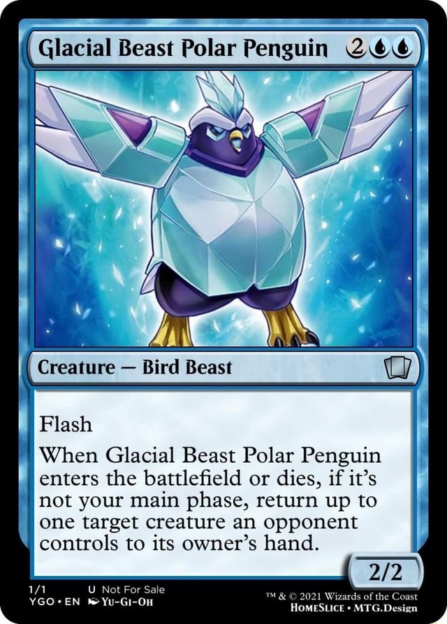 Glacial Beast Polar Penguin Beast Creature Bird Beast Flash When ...