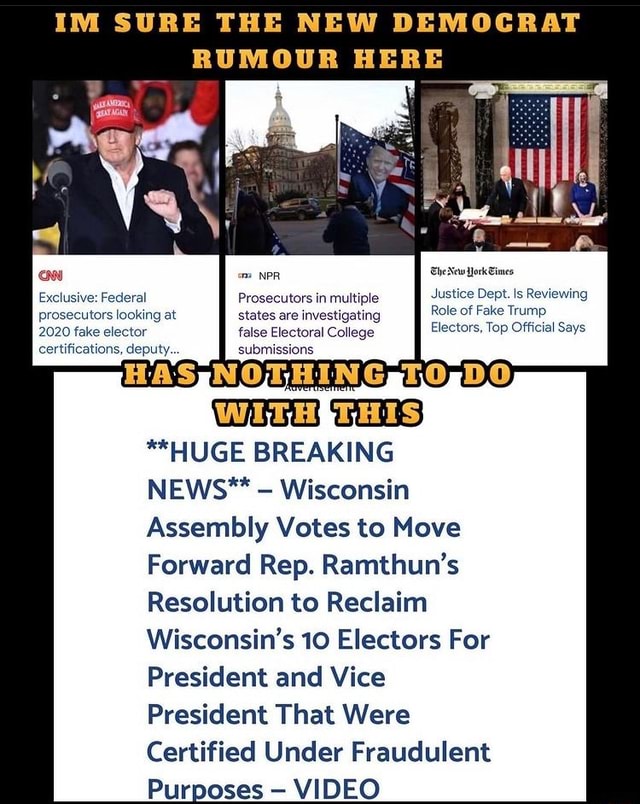 IM SURE THE NEW DEMOCRAT RUMOUR HERE The New ork Times Exclusive ...