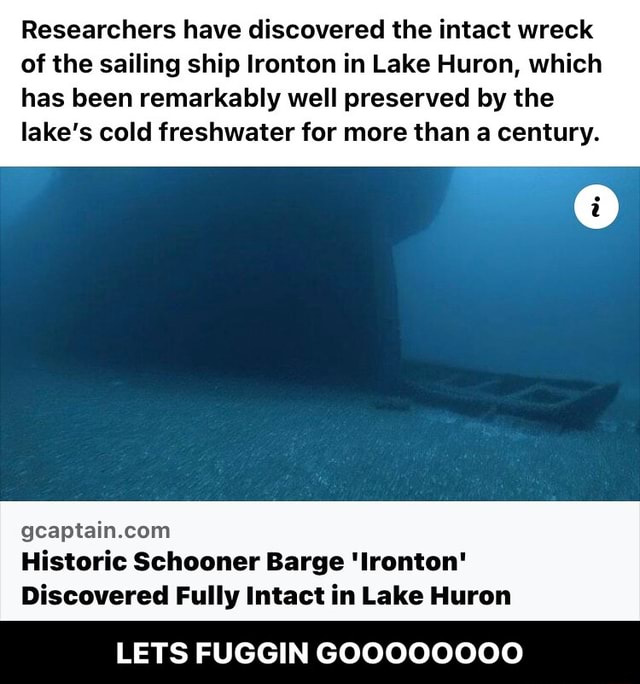 Researchers have discovered the intact wreck of the sailing ship ...