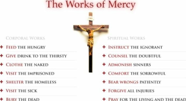 The Works of Mercy CORPORAL WORKS FEED THE HUNGRY GIVE DRINK TO THE ...