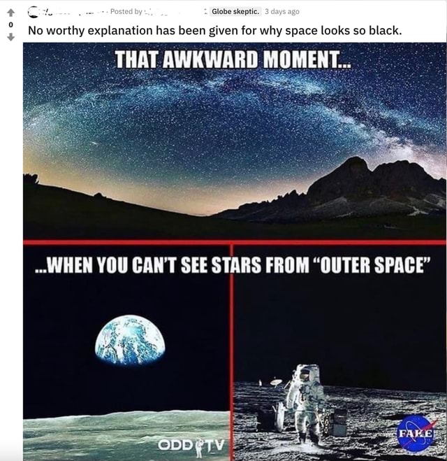 Globe skeptic. No worthy explanation has been given for why space looks ...