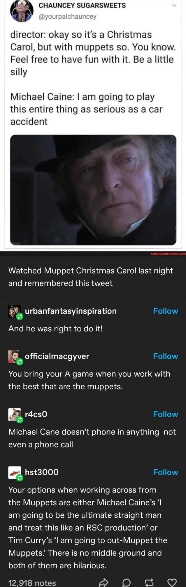 CHAUNCEY SUGARSWEETS yourpalchauncey director: okay so it's a Christmas ...