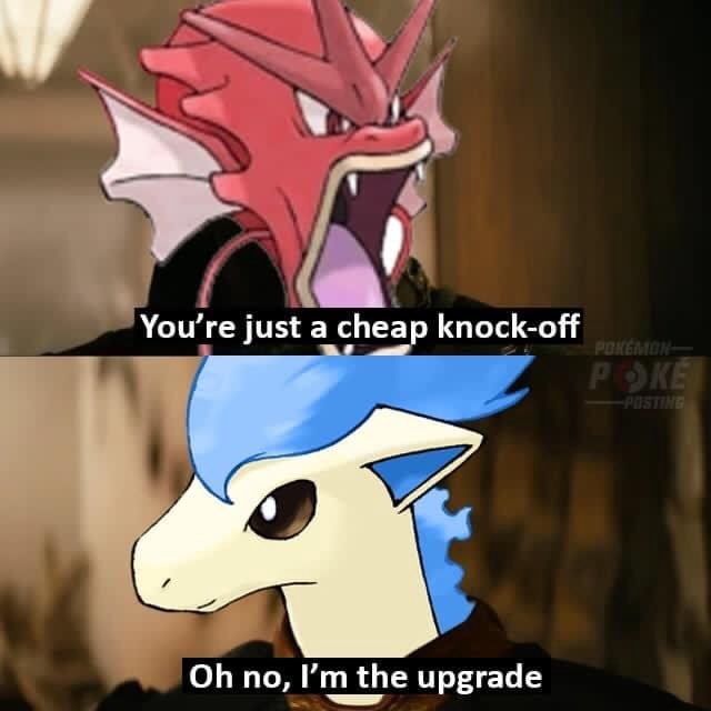 You're just a cheap knock-off Oh no, I'm the upgrade - iFunny
