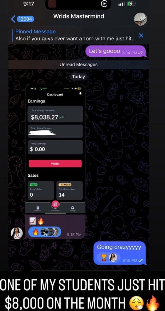 CC wt Wrlds Mastermind Pinned Message Also if you guys ever want a 10n1 ...