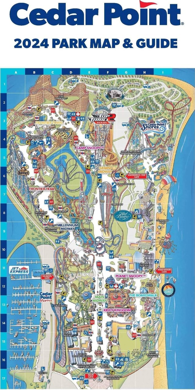 Cedar Point. 2024 PARK MAP & GUIDE - iFunny