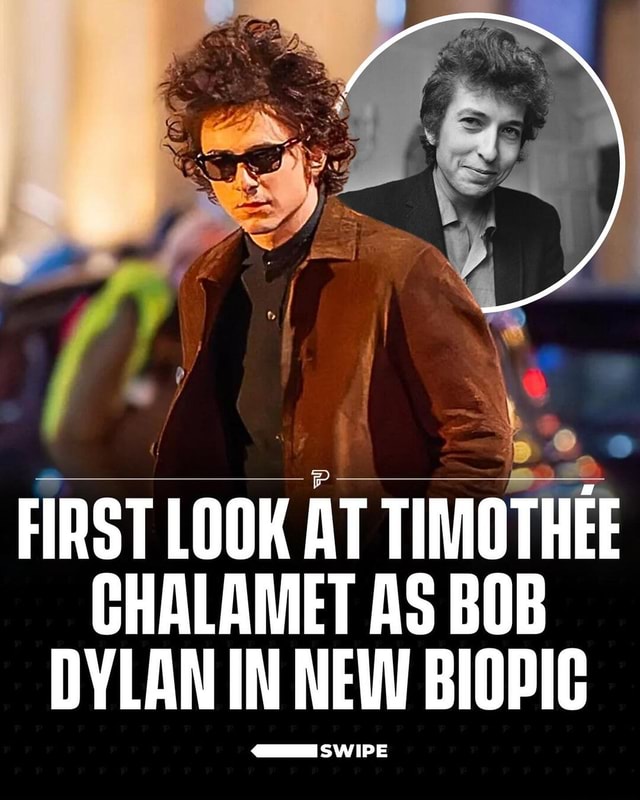 Timothe Chalamet transforms into Bob Dylan for the biopic A Complete Unknown filming in New York ...