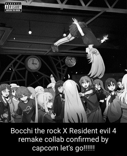 Bocchi the rock X Resident evil 4 remake collab confirmed by capcom let ...
