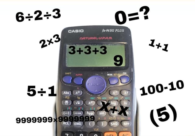 CASIO fx-96SG PLUS ENG) OO pp we) - iFunny