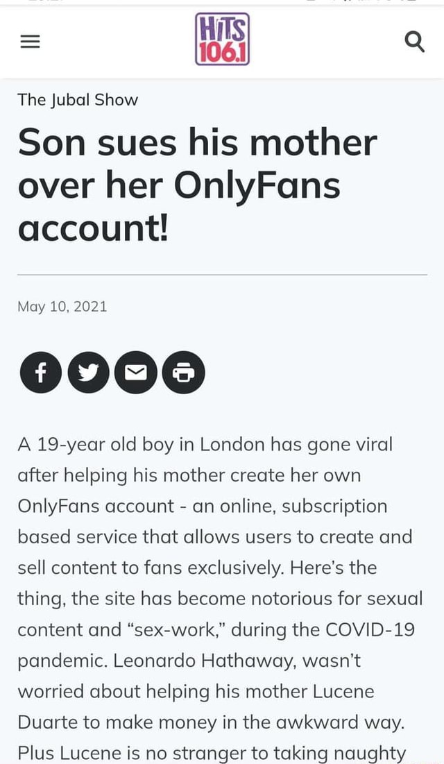 The Jubal Show 1061 Son sues his mother over her OnlyFans account! May ...