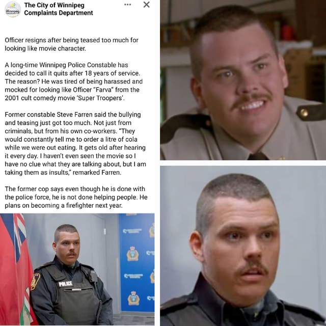 The City of Winnipeg Complaints Department Officer resigns after being ...