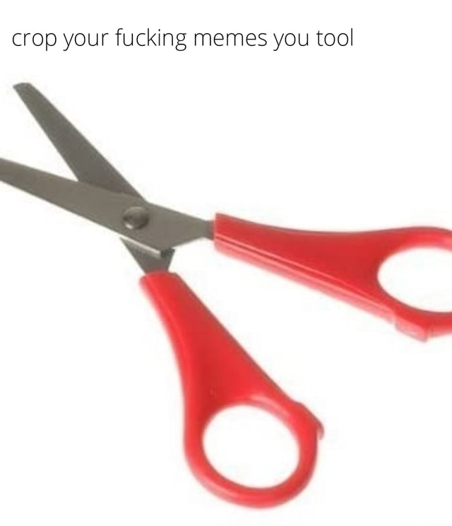 Crop your fucking memes you tool - iFunny