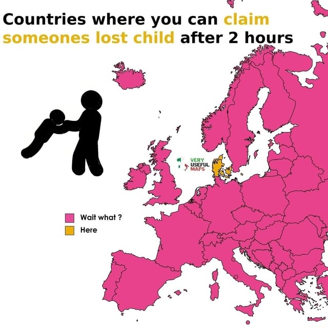 Countries where you can claim someones lost child after 2 hours *}mars ...