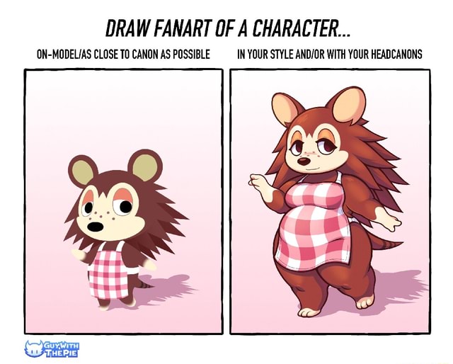DRAW FANART OF A CHARACTER... ON-MODELIAS CLOSE TO CANON AS POSSIBLE IN ...