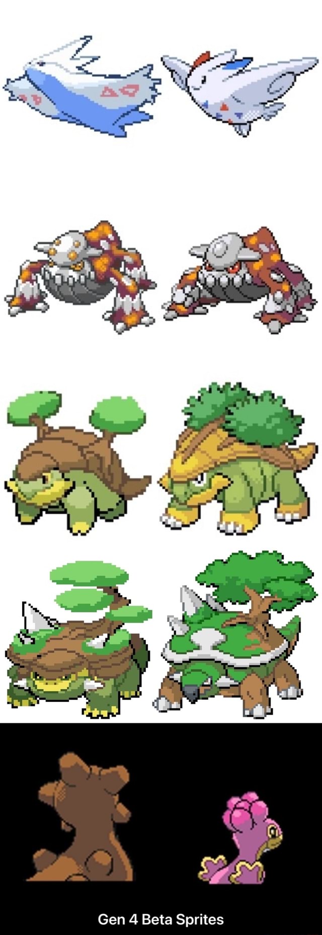 Gen 4 Beta Sprites - Gen 4 Beta Sprites - iFunny