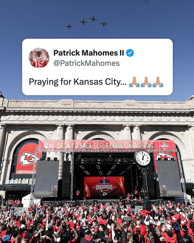 Patrick Mahomes II 15% @PatrickMahomes Praying for Kansas City ...