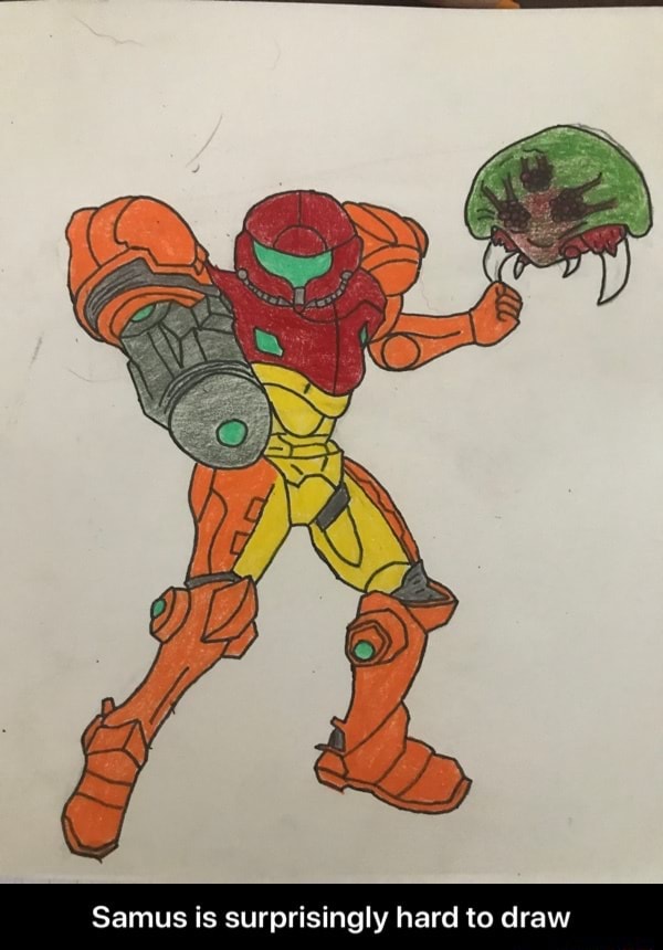 Samus is surprisingly hard to draw - Samus is surprisingly hard to draw ...