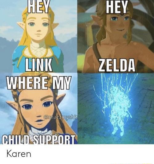 HEY HEY LINK ZELDA WHERE - iFunny