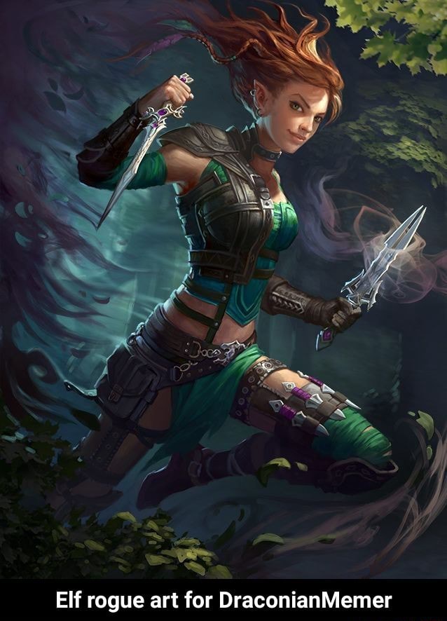 Elf rogue art for DraconianMemer - Elf rogue art for DraconianMemer ...