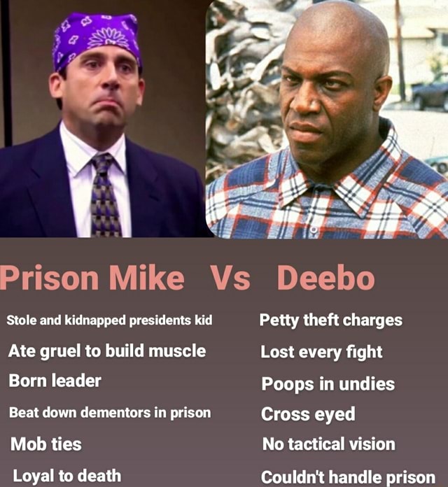 Prison Mike Vs Stole and kidnapped presidents kid Ate gruel to build ...