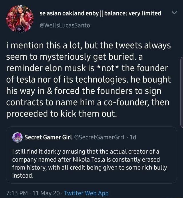 Tesla Motors was founded in July 2003 by engineers Martin Eberhard and ...