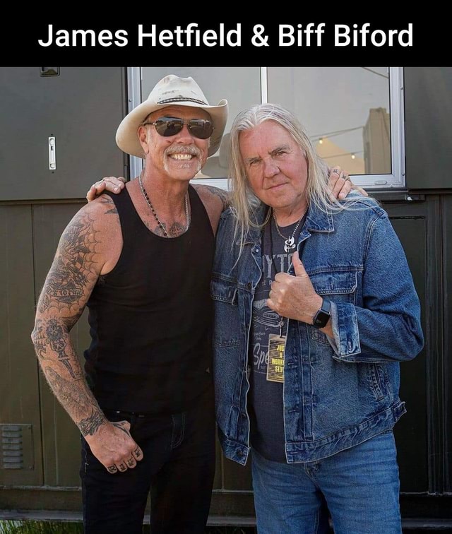 James Hetfield & Biff Biford - America’s best pics and videos